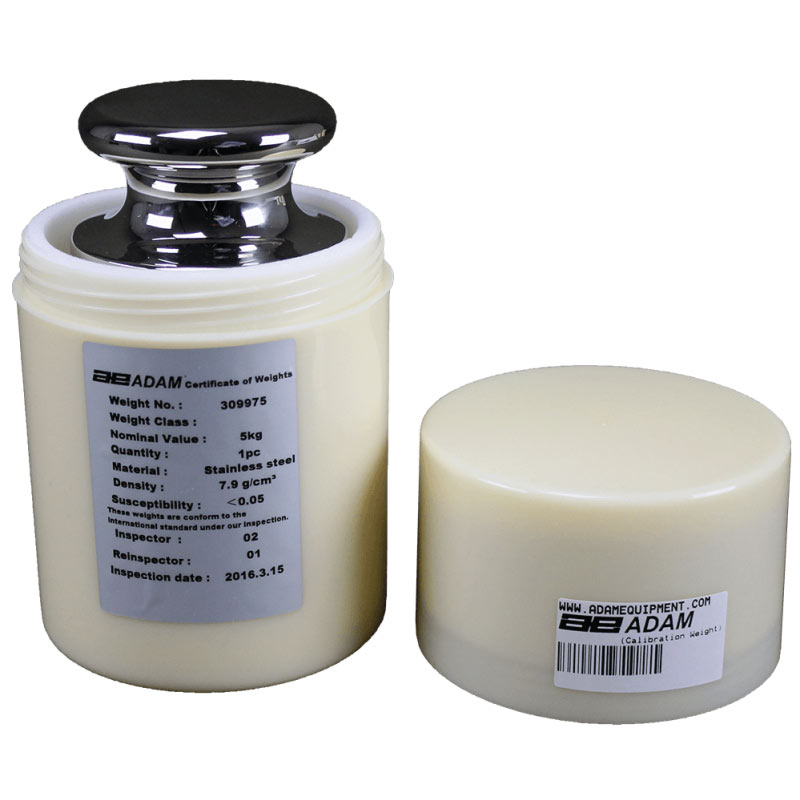 Adam OIML Class F1 5kg Calibration Weight
