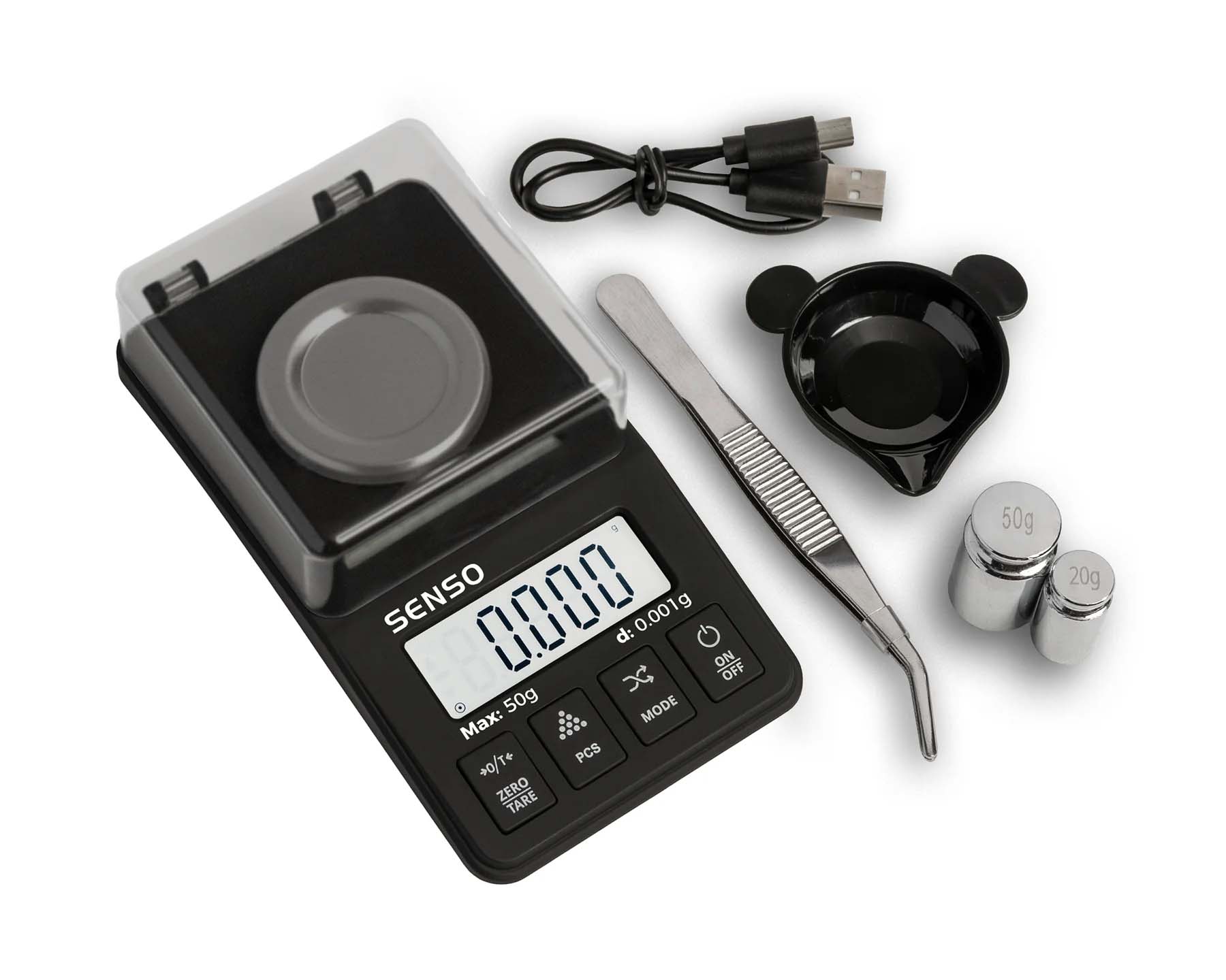 On Balance SEN-250 Senso Milligram Scale – 50 g × 0.001 g