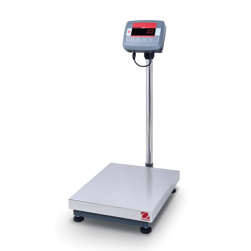 OHAUS Defender 2000 IP65 Bench Scale – Industrial Weighing up to 600kg