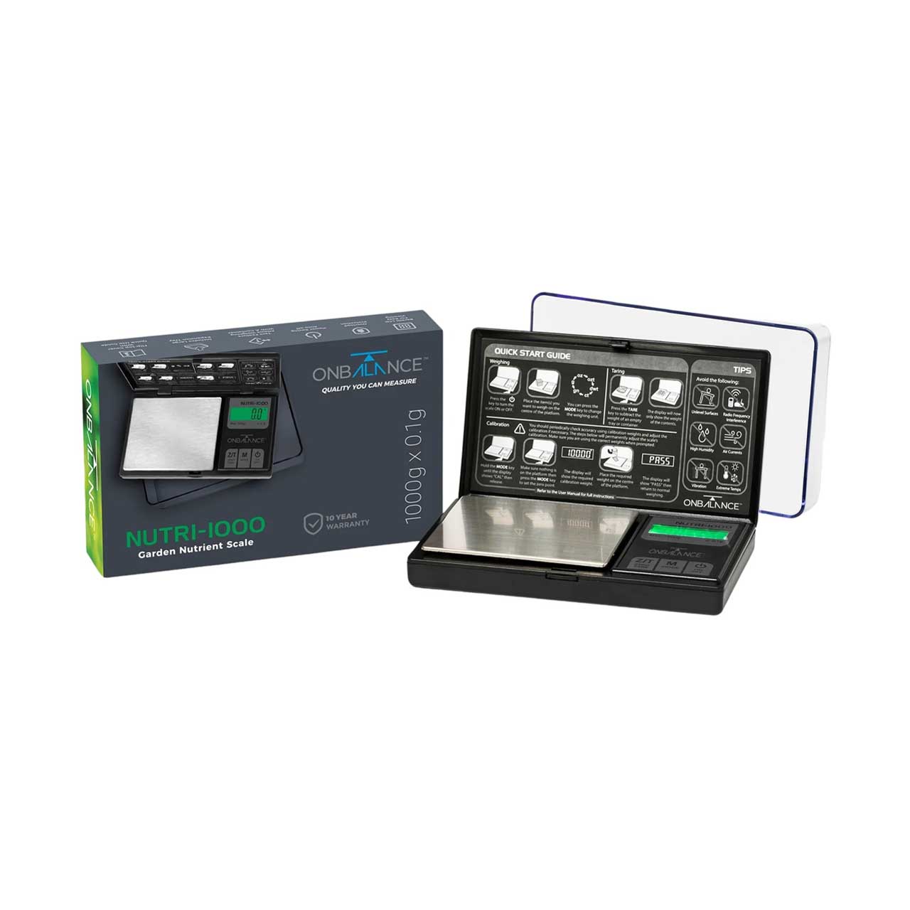 On Balance Nutri-1000 Digital Pocket Scale – 1000g × 0.1g