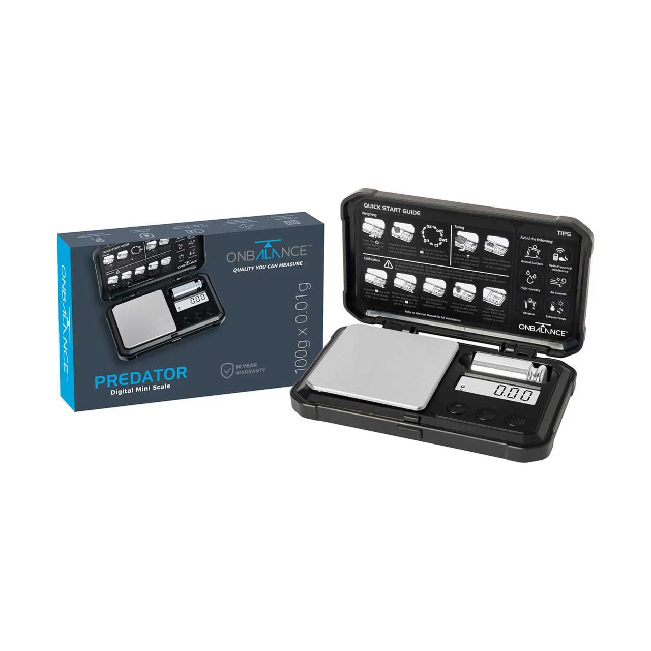 On Balance Predator PR-100 Digital Mini Scale | 100g x 0.01g
