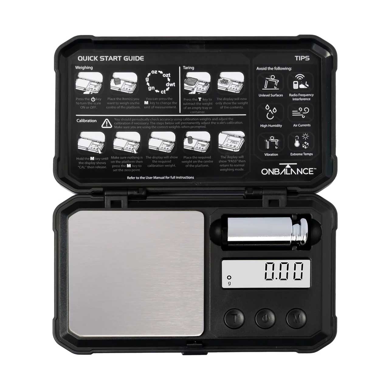 On Balance Predator PR-100 Digital Mini Scale | 100g x 0.01g