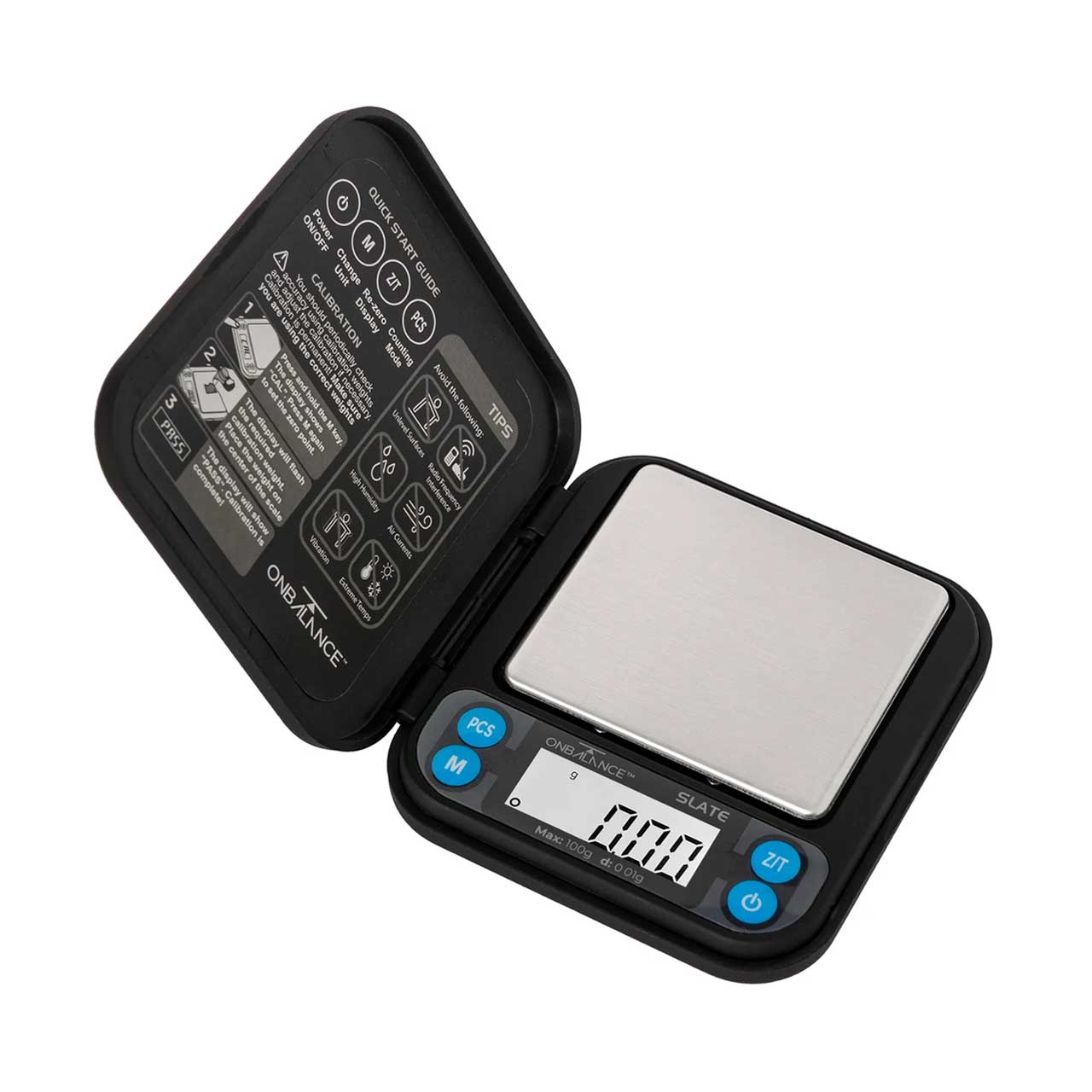 On Balance Slate SL-100 Digital Pocket Scale – 100g × 0.01g