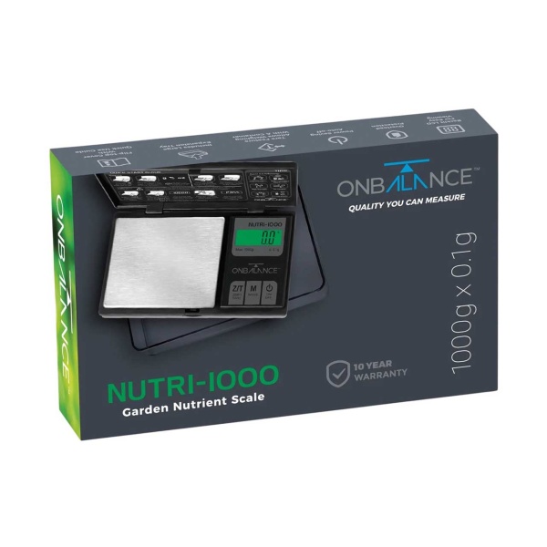 On Balance Nutri-100 Digital Pocket Scale – 100g × 0.01g