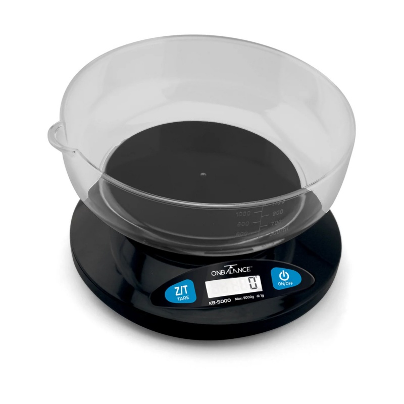 On Balance KB-000 Digital Bowl Scale – 3000g × 0.1g Precision