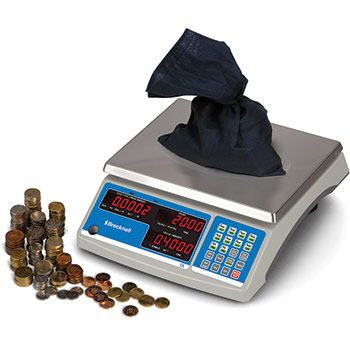 Money Weighing Scales - Banknote & Coin Counting Scales